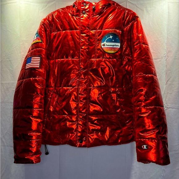 Champion | Jackets & Coats | Mens Champion X Nasa Puffer Jacket S ...